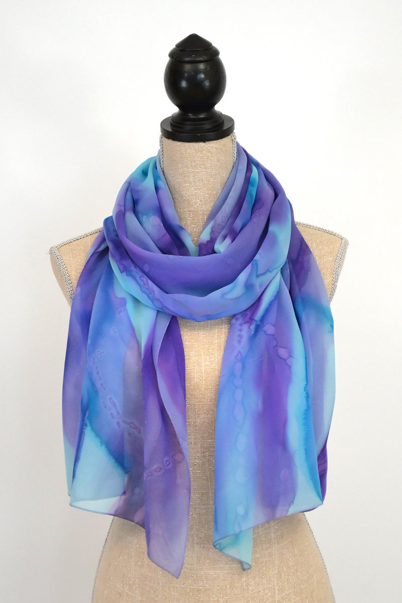 Extra Large Chiffon Silk Fashion Scarf | Silk Concepts - Silk Concepts