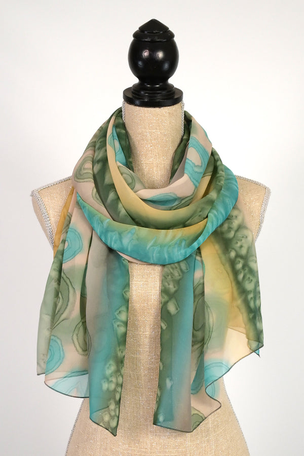 Extra Large Chiffon Silk Fashion Scarf | Silk Concepts - Silk Concepts