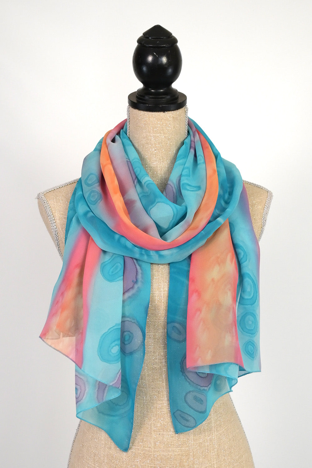 Extra Large Chiffon Silk Fashion Scarf | Silk Concepts - Silk Concepts